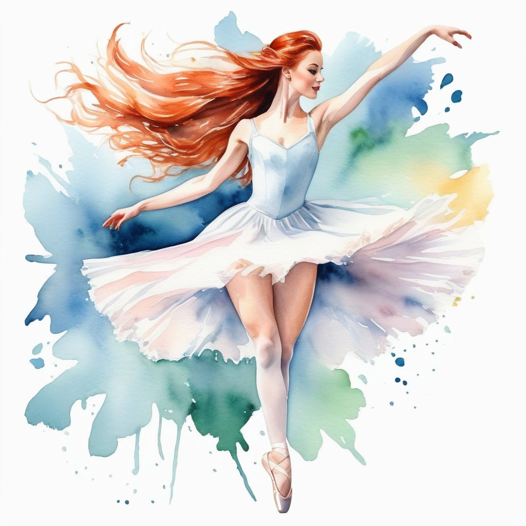 Ballerina Clipart | Ballet Dancer | Vector Ballerina | Ballet Png ...