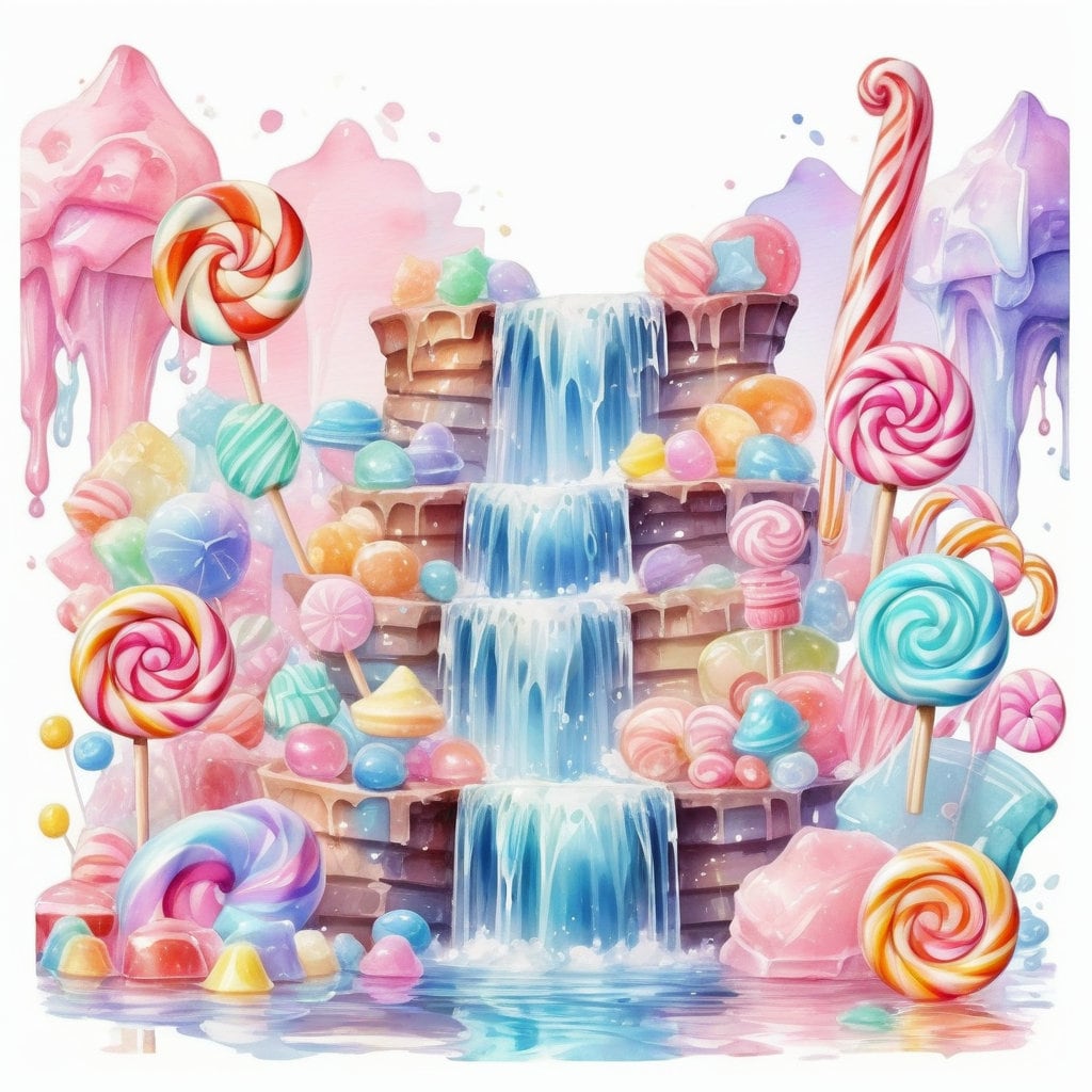 Candyland Clipart | Sweets Clipart | Candy Graphics | Rainbow Candy ...