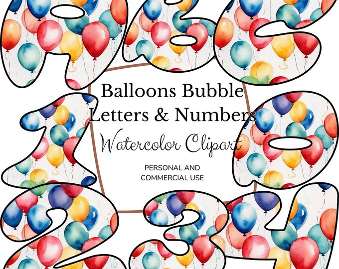 Bubble Letter Alphabet and Numbers Vector Clipart / Lower Case ...