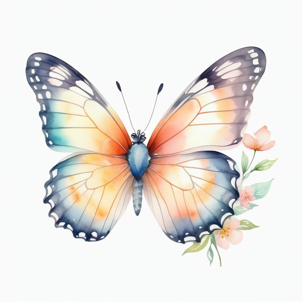 Pastel Butterfly Clipart Spring Clipart Transparent Images Butterfly ...