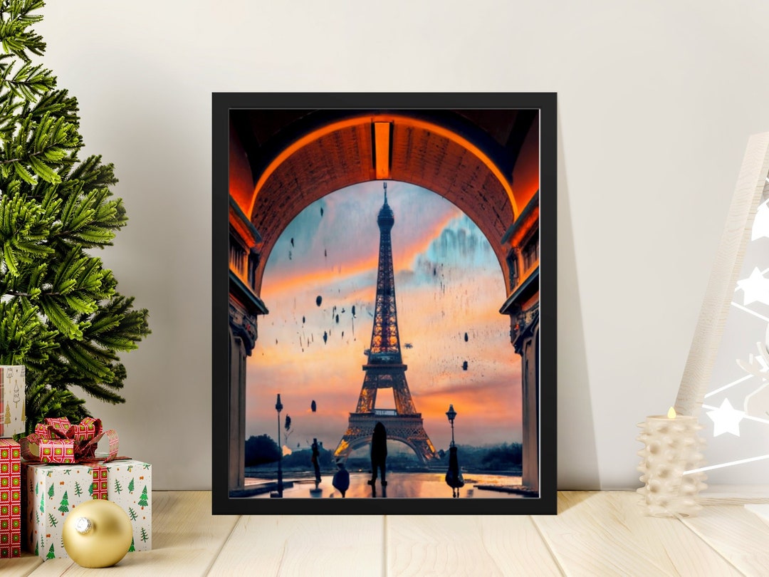 Paris My Love Wall Art, Digital Download, Iconic Eiffel Tower, Paris ...