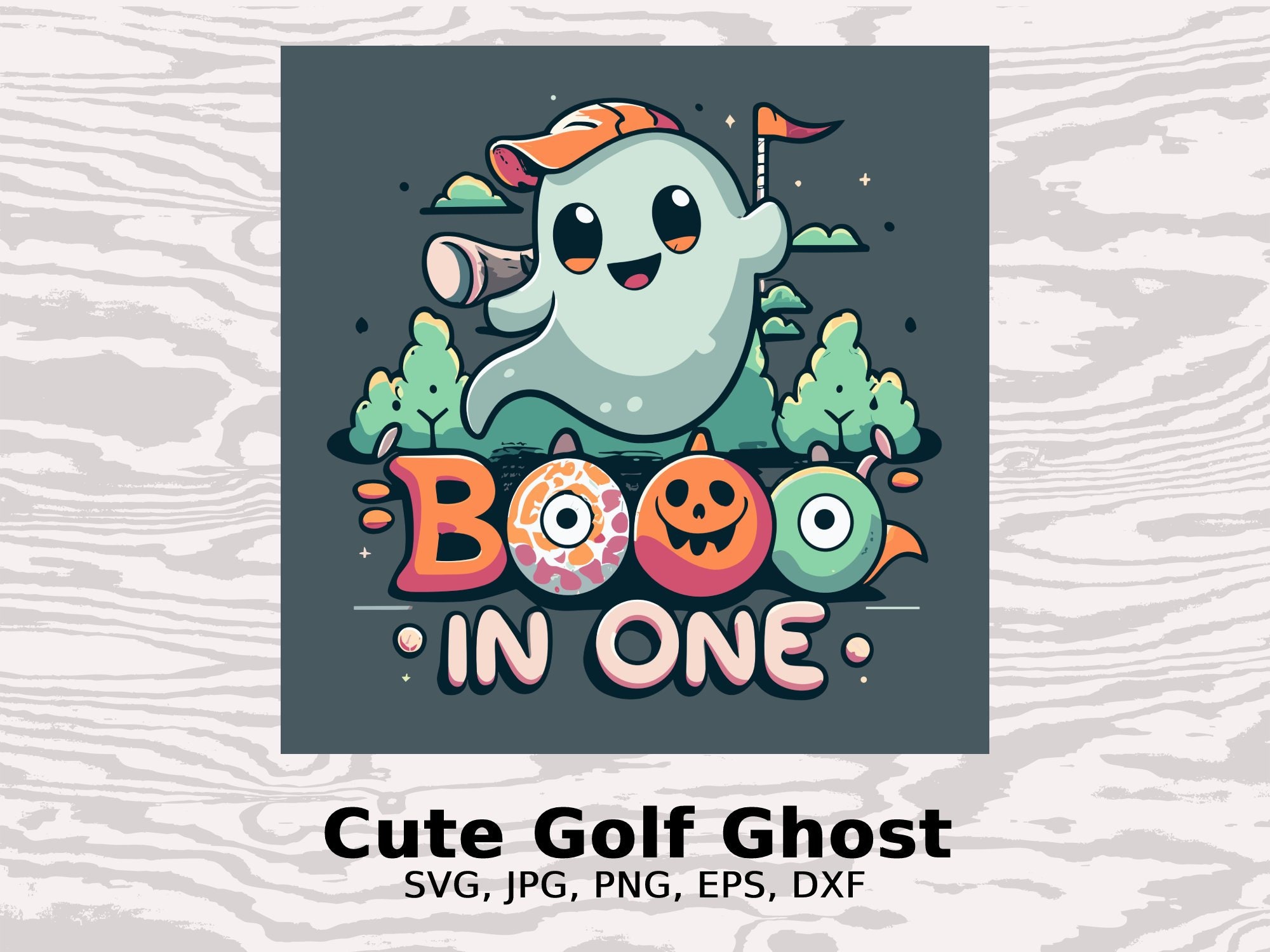Cute Golf Ghost SVG, Sporty Spooky Ghosts, Clipart Png SVG, Halloween ...