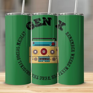 Gen X Cassette Player, Retro Social Media Digital Print, Vintage Music ...