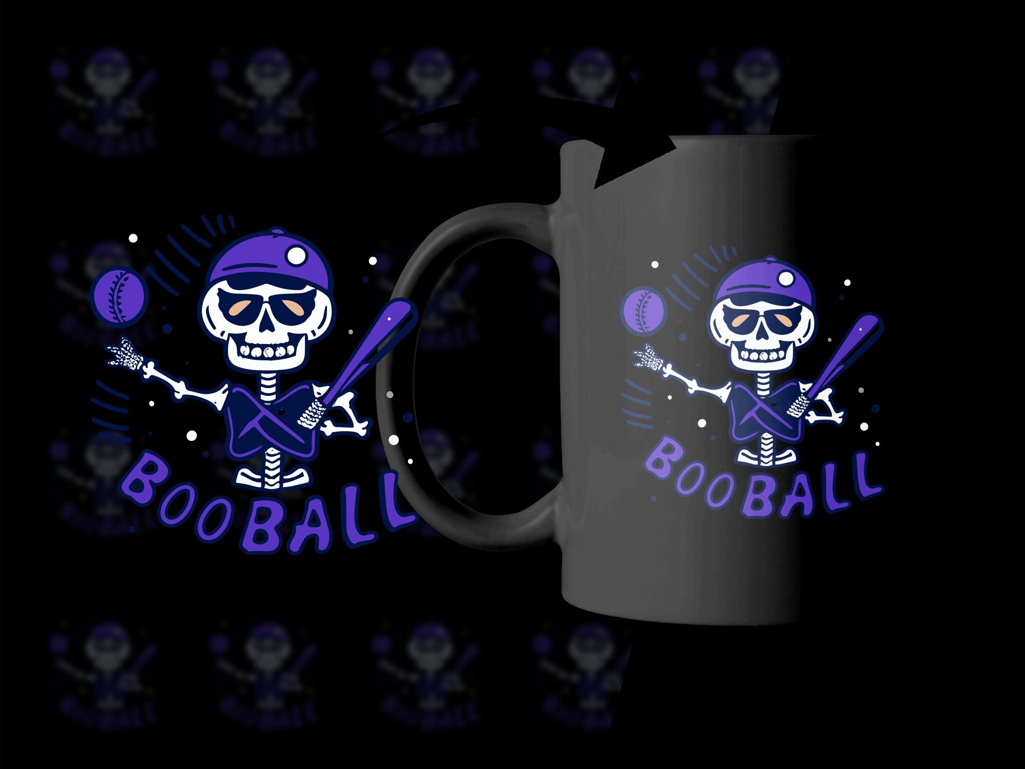 Baseball Skeleton SVG Sporty Spooky Ghosts Clipart Png SVG - Etsy