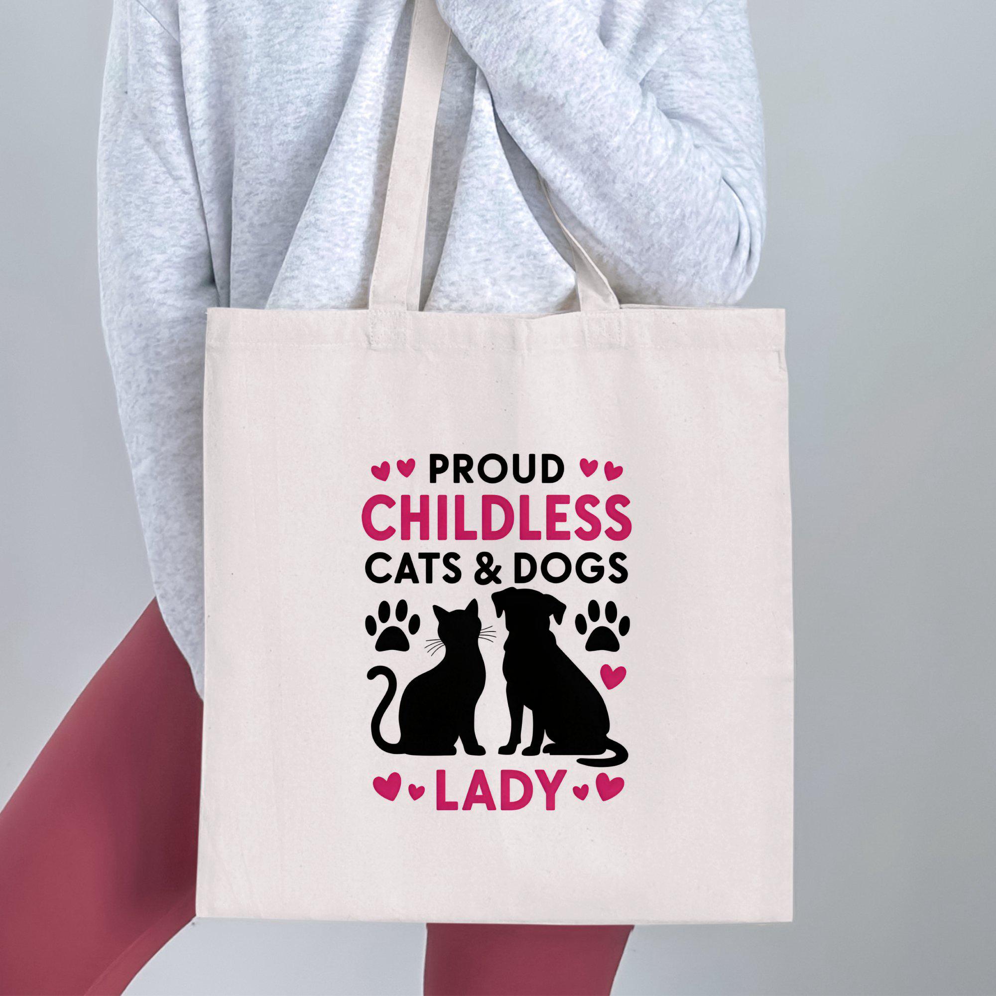 Proud Childless Cats and Dogs Lady SVG, PNG Digital Clipart, Pet Lover ...