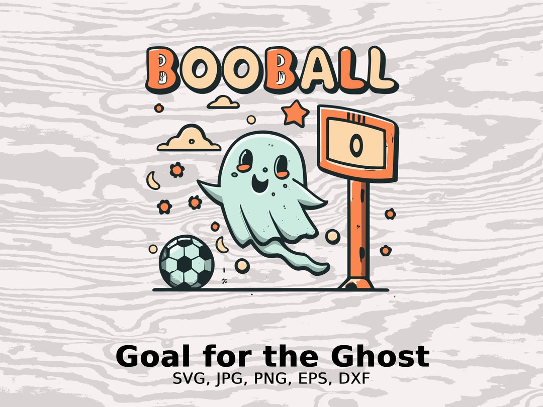 Goal for the Ghost SVG, Soccer Spooky Ghosts, Clipart Png SVG ...