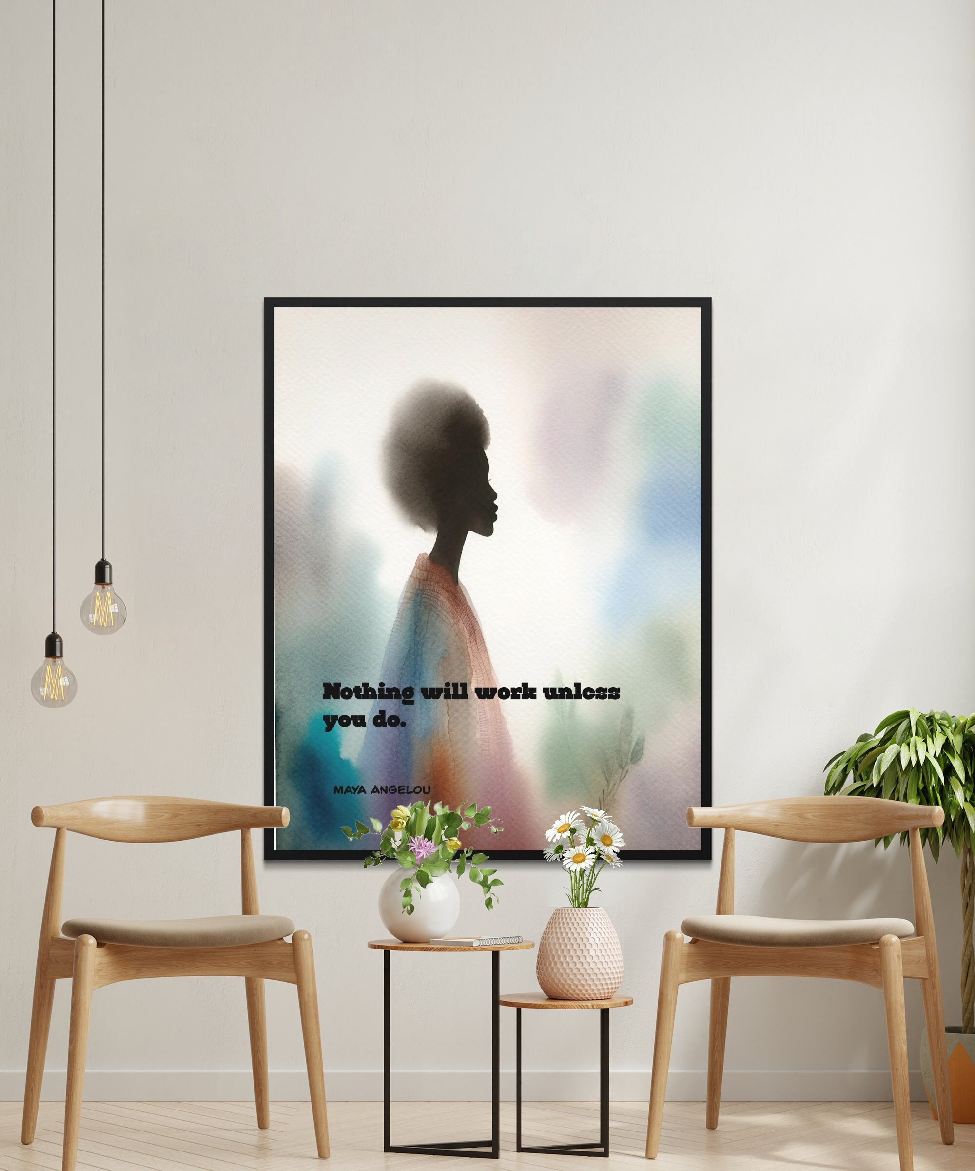 Inspirational Maya Angelou Quote Poster Bundle, Set of 10 Digital ...