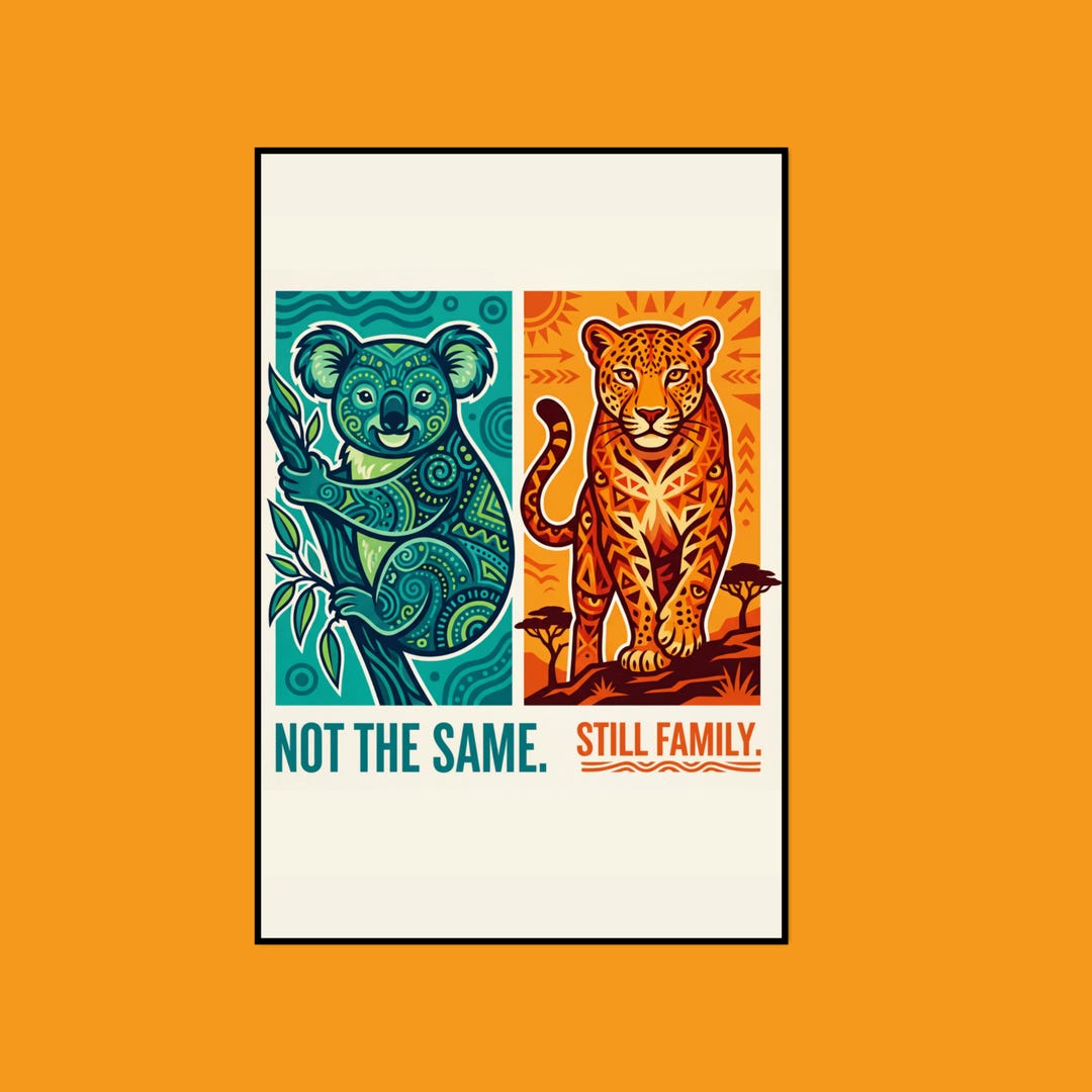 Still Family, Koala and Leopard Gigital Wall Art JPEG, Animal Print ...