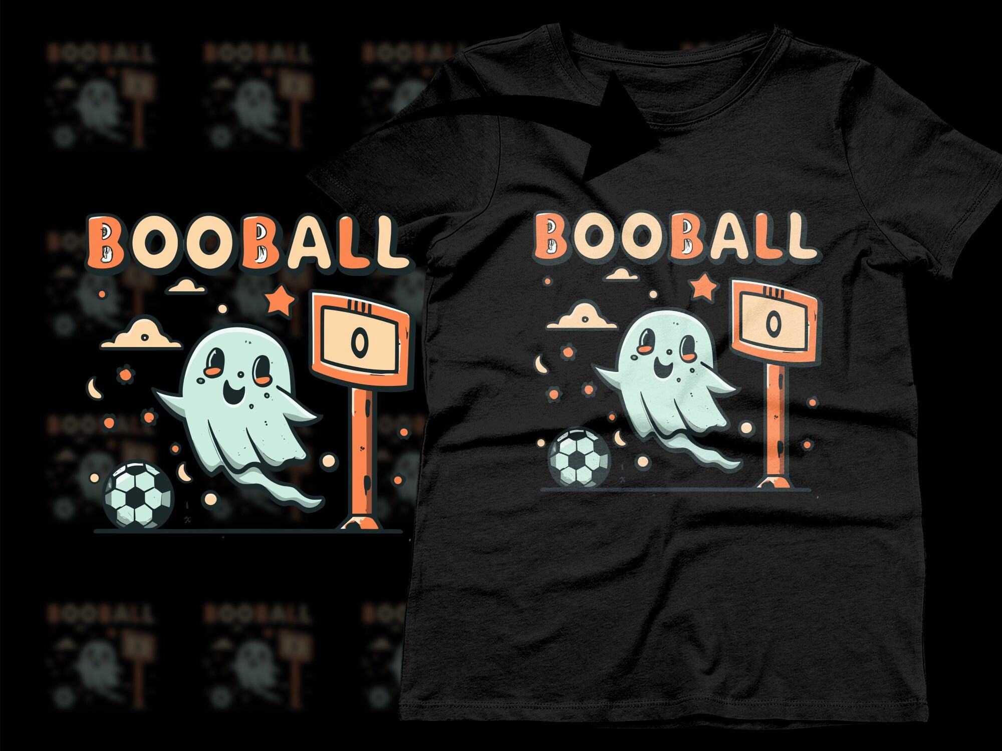 Goal for the Ghost SVG Soccer Spooky Ghosts Clipart Png SVG - Etsy