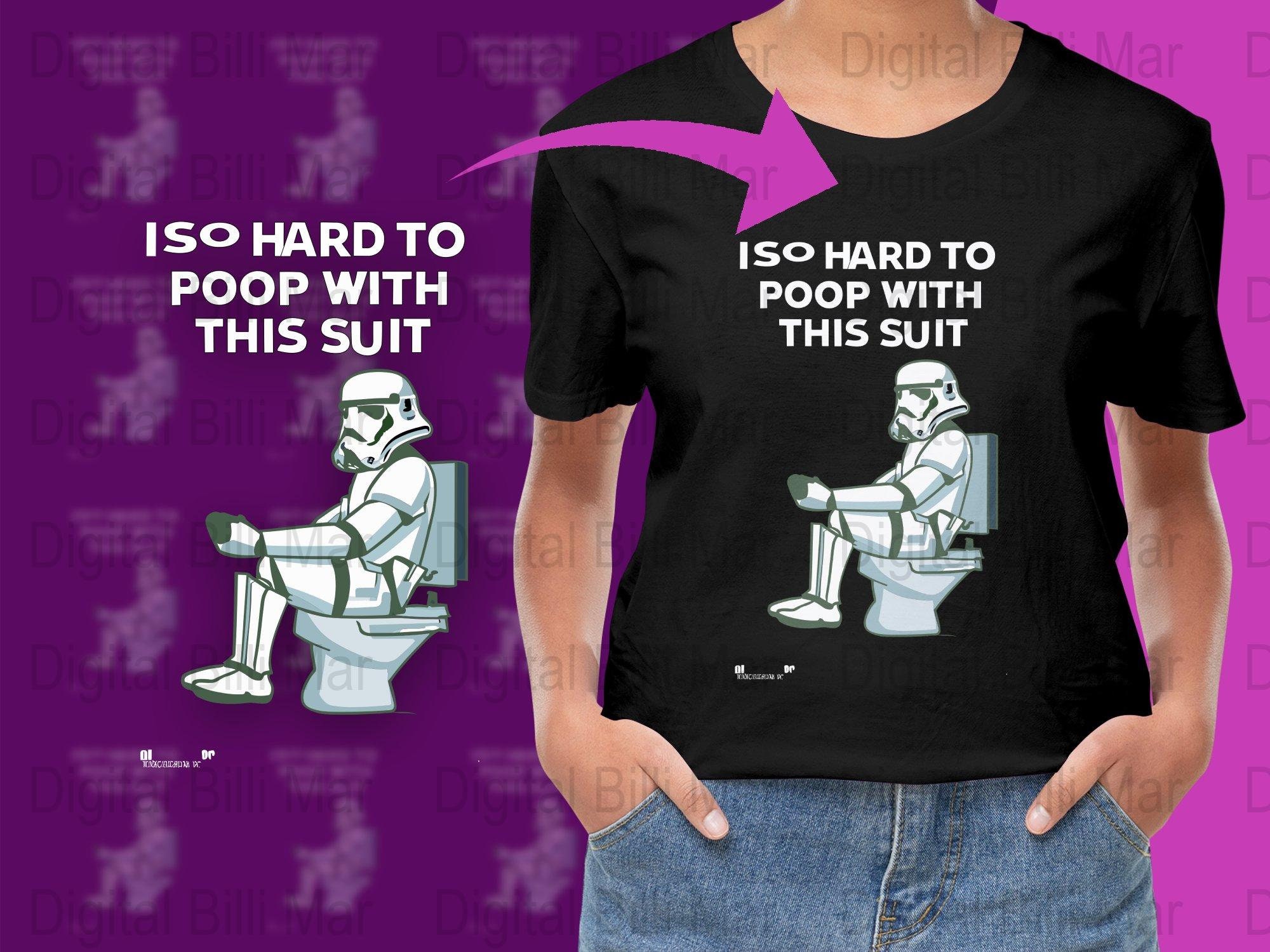 Hard to Poo With This Suit SVG Funny Quotes SVG Humor on - Etsy