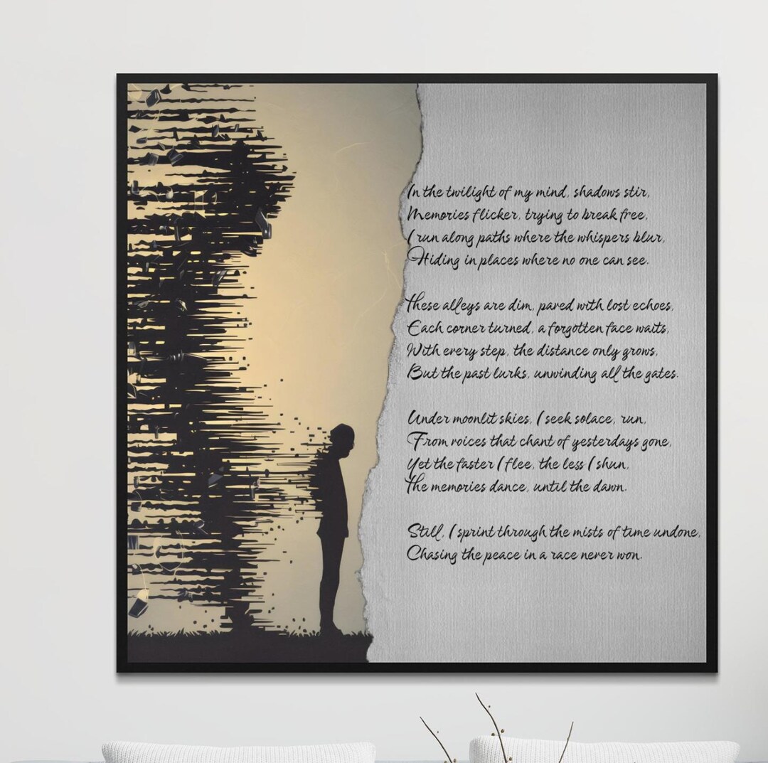 In the Twilight of My Mind Poetry Inspirational Poem Digital Print ...
