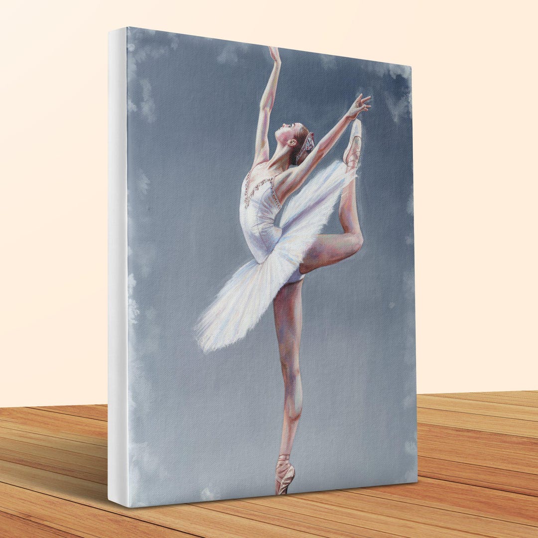 Ballet Dancer Digital Wall Art JPEG, Elegant Ballet Art Print ...