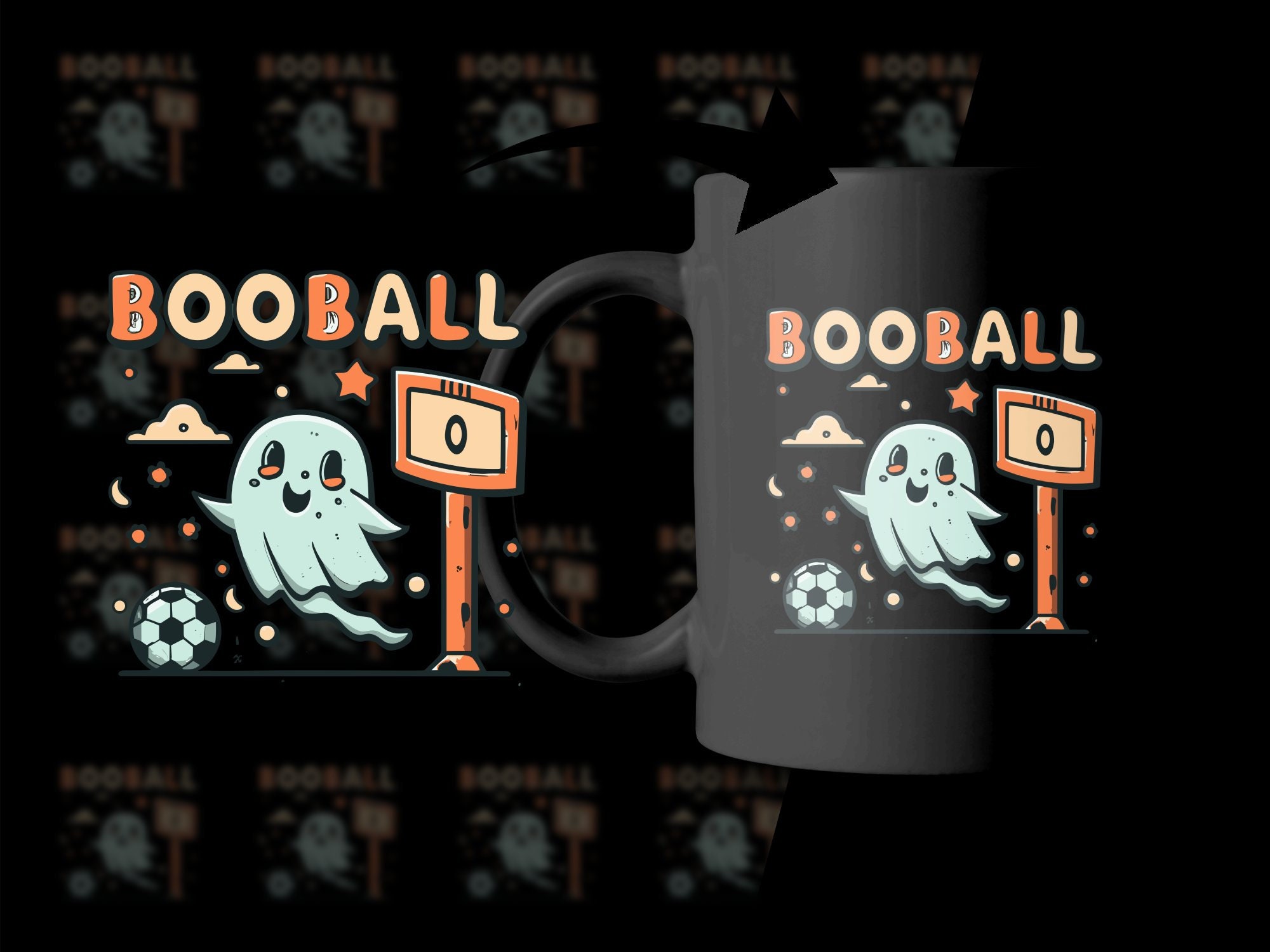 Goal for the Ghost SVG Soccer Spooky Ghosts Clipart Png SVG - Etsy
