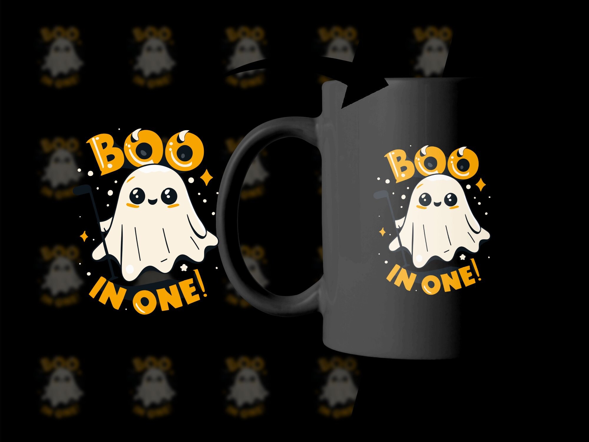 Golf Spooky Ghost SVG, Sporty Spooky Ghosts, Clipart Png SVG, Halloween ...