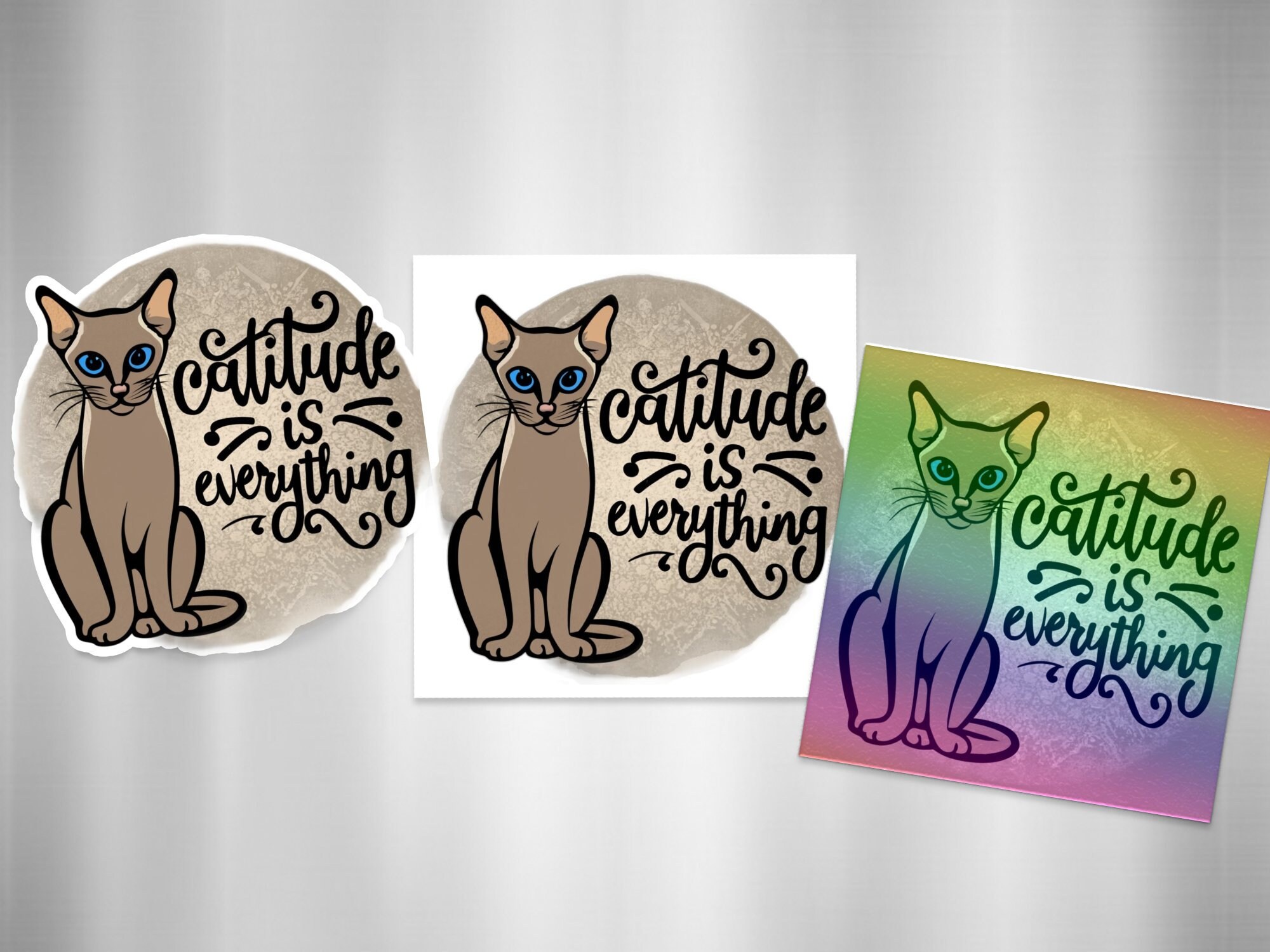 Catitude is Everything Svg, Siamese Cat PNG, Clipart SVG PNG Pdf Eps ...