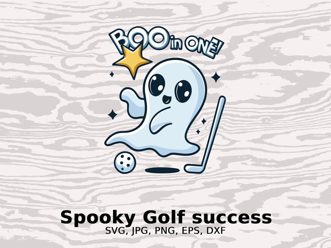Spooky Golf Success SVG, Sporty Spooky Ghosts, Clipart Png SVG ...