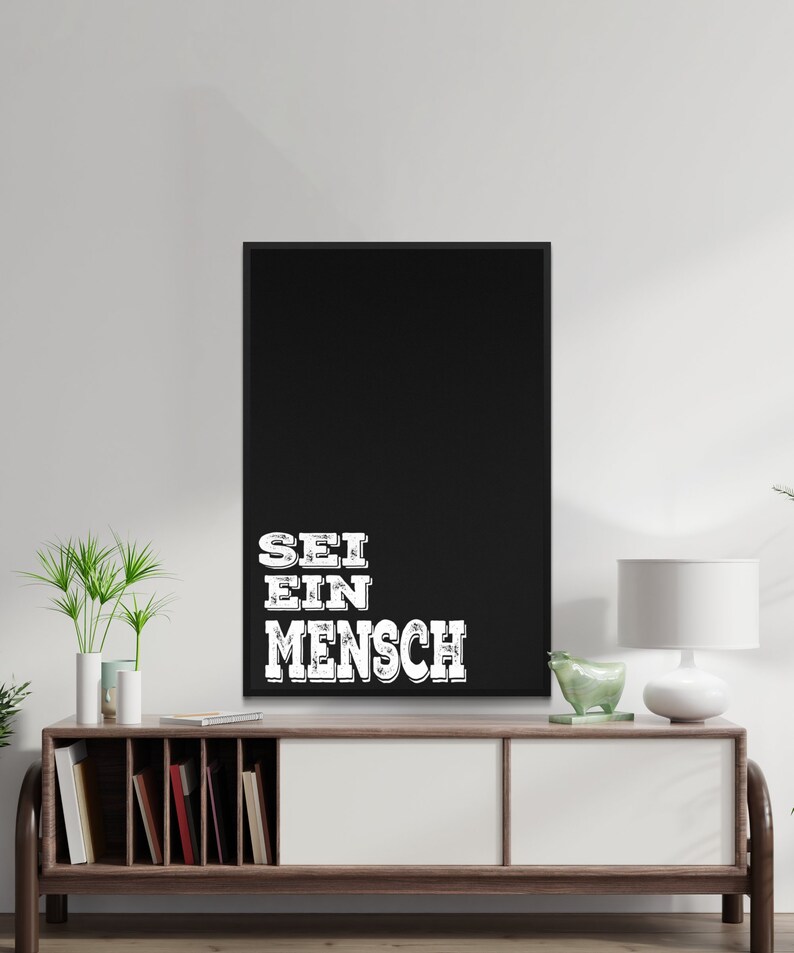Inspirational German Quote Wall Art, Digital Print, Modern Home Decor ...