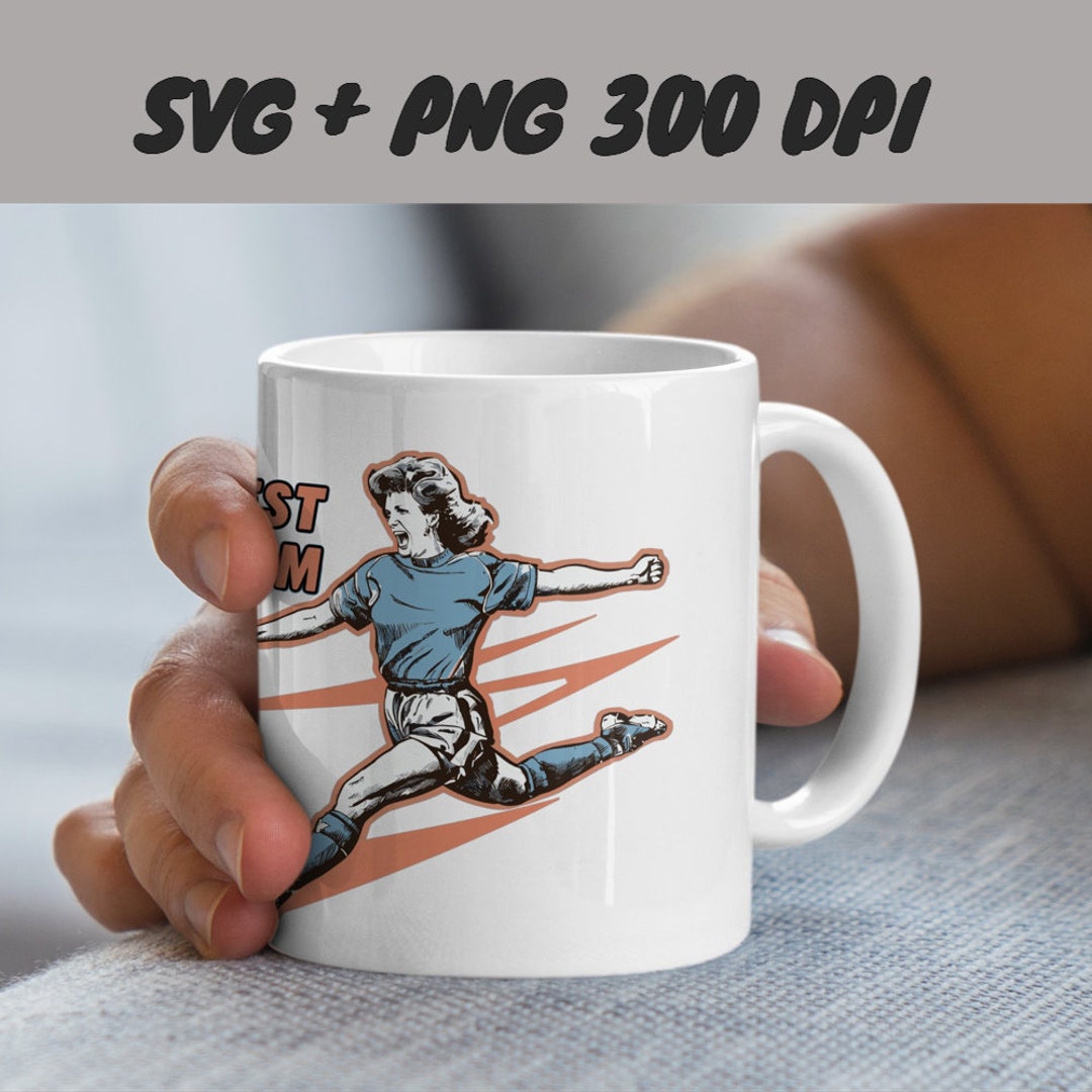 Soccer Mom Clipart, Best Mom Sports Illustration, Digital Download ...