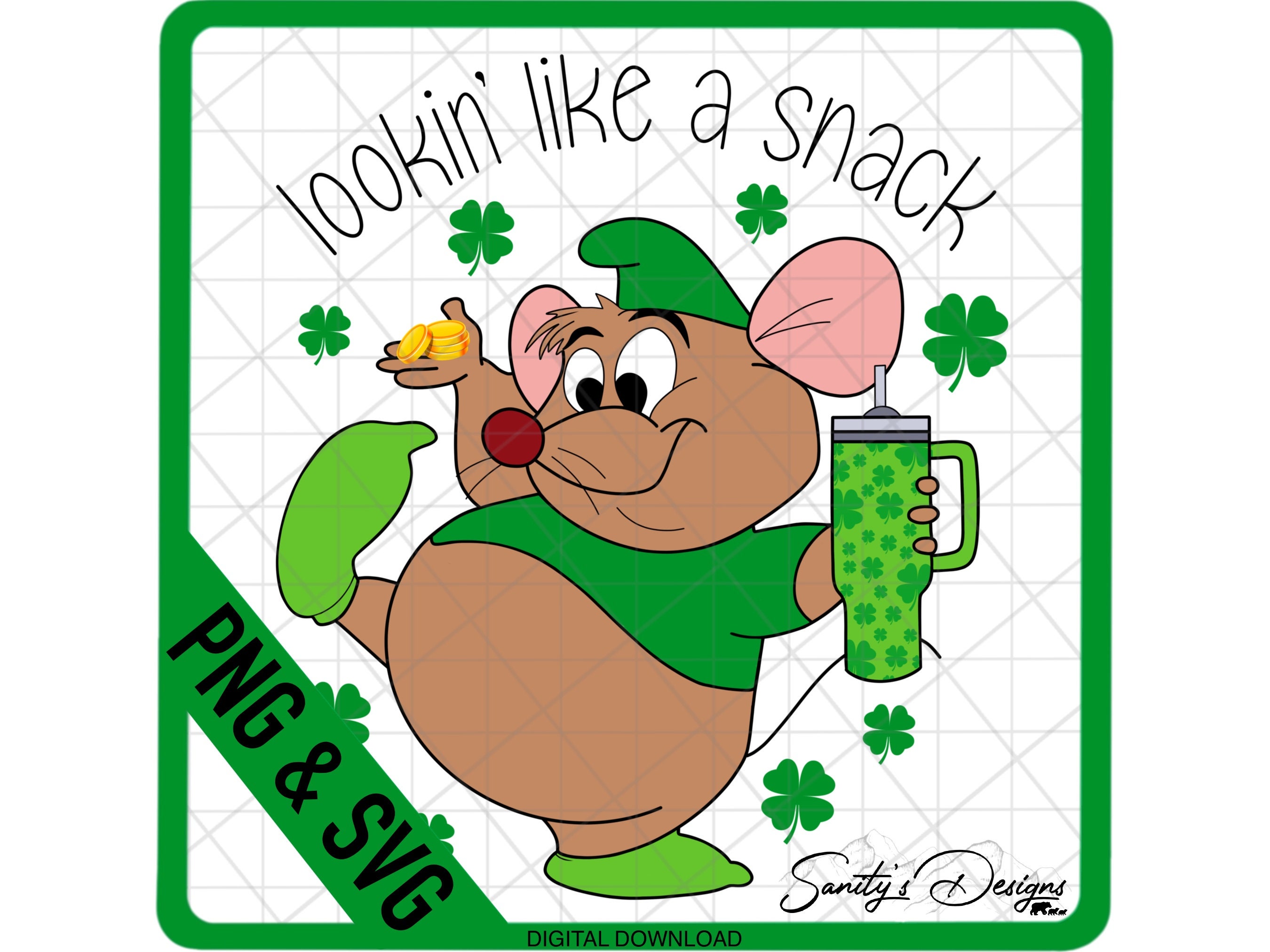Gus Gus Mouse png, Bundle, Layered SVG, Custom, Käse, Kaffee, Stanley ...