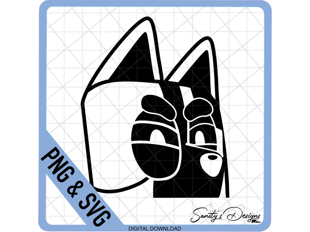 Muffin, PNG, SVG, Bluey, Cut Vinyl, Angry, Sublimation, Cricut, Custom ...