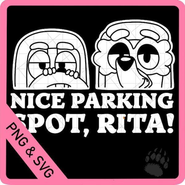 Grannie Bluey Svg - Etsy