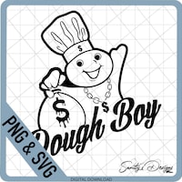 Dough Boy SVG. Dough Boy - Svg Png Dough Boy Vector. Classic Dough Boy ...