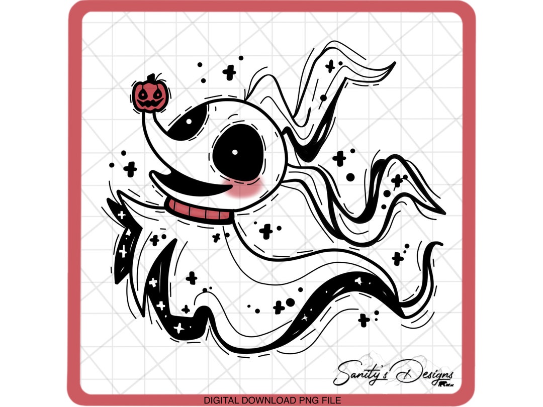 Ghost Dog, Halloween, Custom, Pumpkin, Cute Dog, Zero PNG, Outline ...