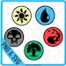 Elements, Layered SVG, MTG, Magic the Gathering, Instant Download, PNG ...
