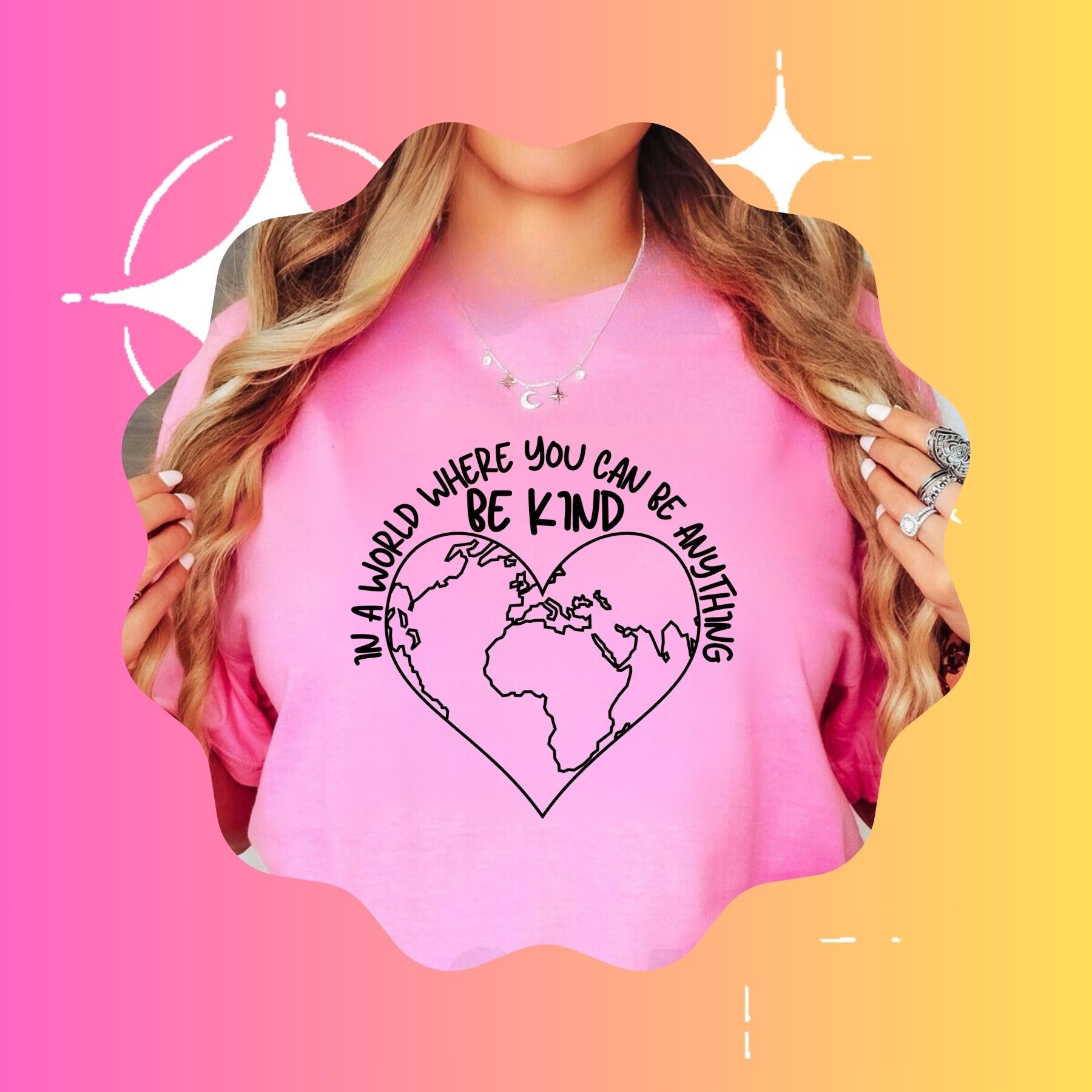 Pink Shirt Day Png, Svg, Be Kind Png, in A World Where You Can Be ...