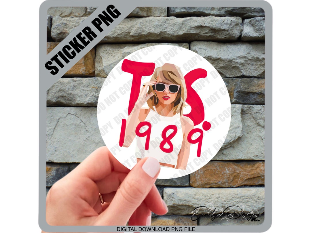 TS 1989 Sticker Design Sticker PNG PNG Digital Download - Etsy