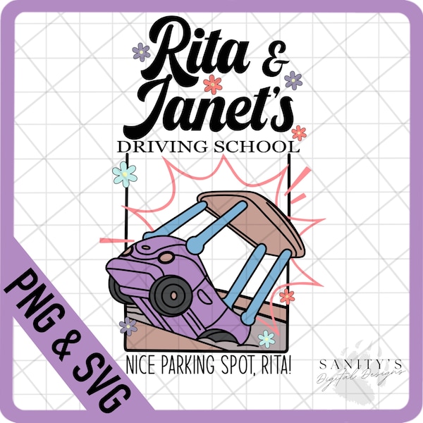Janet Rita Bluey Svg - Etsy