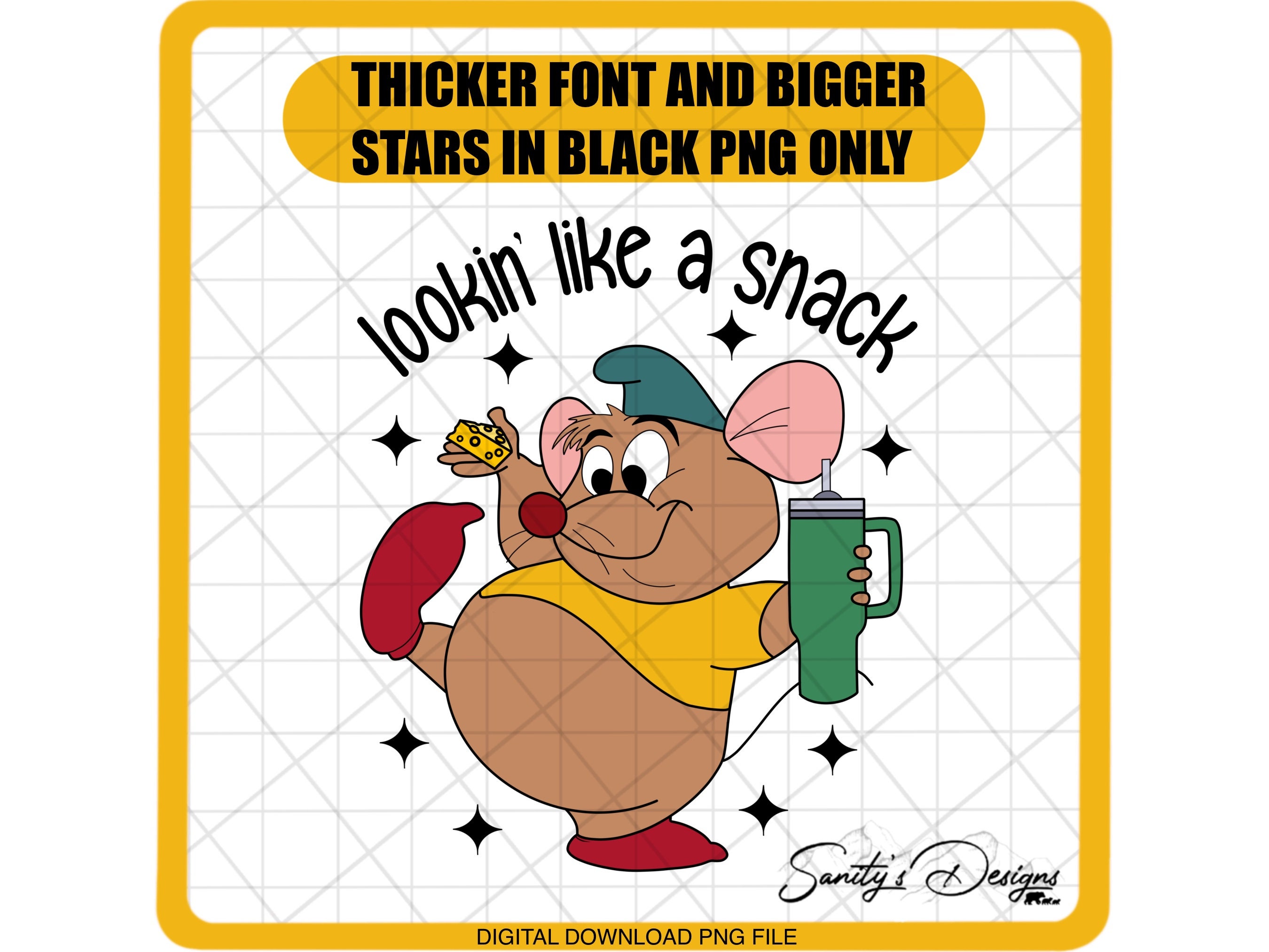 Gus Gus Mouse Png, Layered SVG, Stanley, Cute, Princess, Cartoon, Snack ...