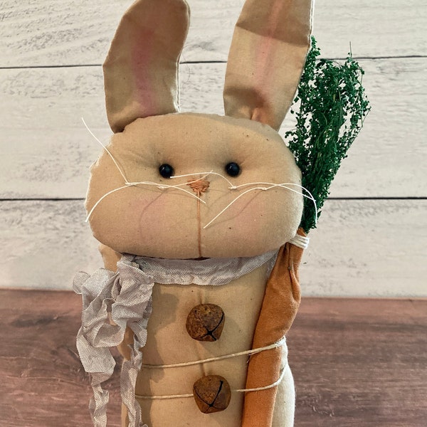 Primitive Bunny - Etsy