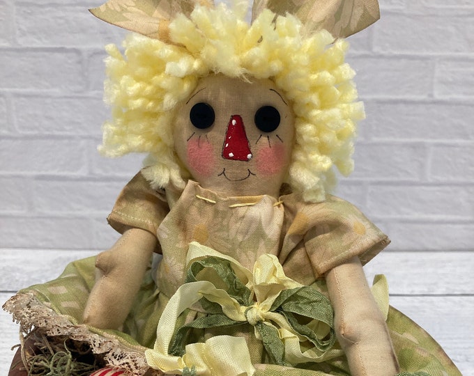 Daisy Ann Rag Doll - Raggedy Ann Doll - Stuffed Doll - Handmade ...