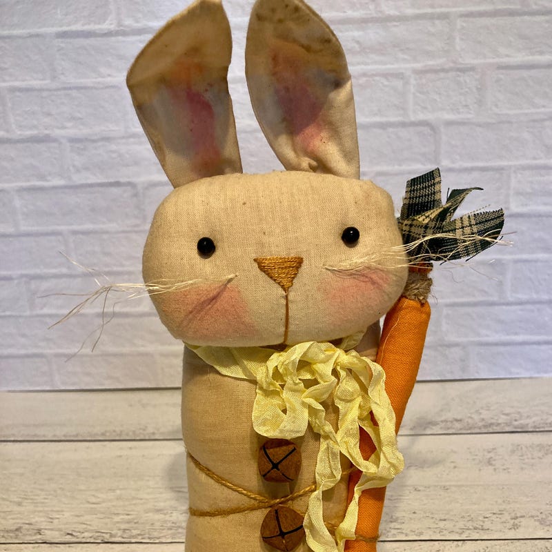 Primitive Bunny - Etsy