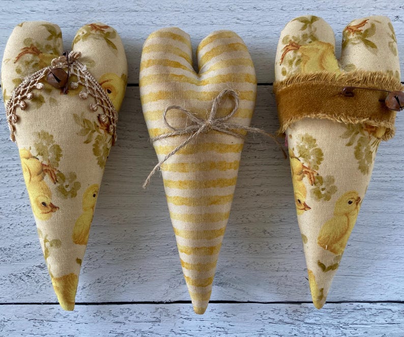 Spring Bowl Filler - Easter Chicks - Primitive -set of 3 - Etsy