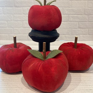 Farmhouse Apple Faux Apple Seasonal Decor Fun Fake Apple - Etsy