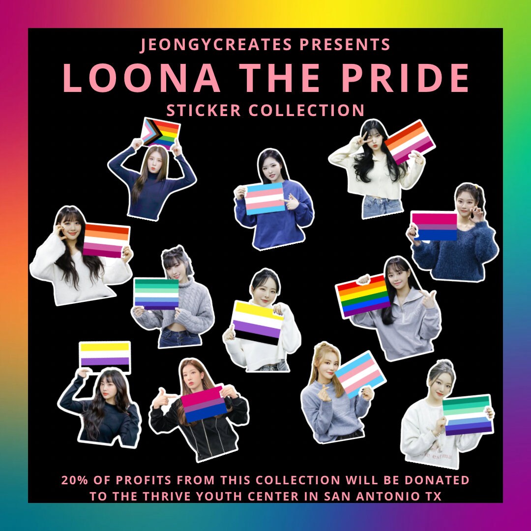 Loona the Pride Stickers Kpop Gift - Etsy