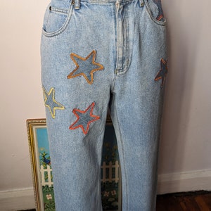Patchwork Star Jeans by Sensible Slacks - Etsy