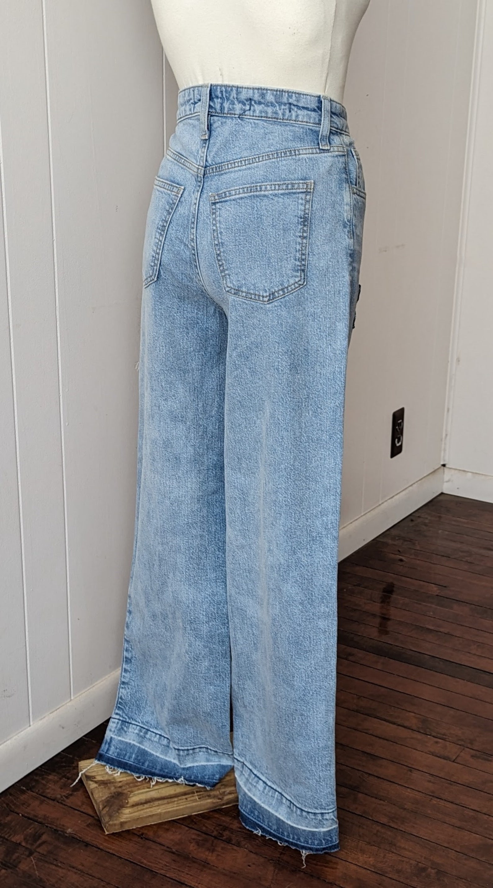 Strawberry Star Patch Jeans by Sensible Slacks - Etsy