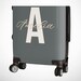 Personalized Letter Name Luggage Custom Grey Stylish Hard - Etsy