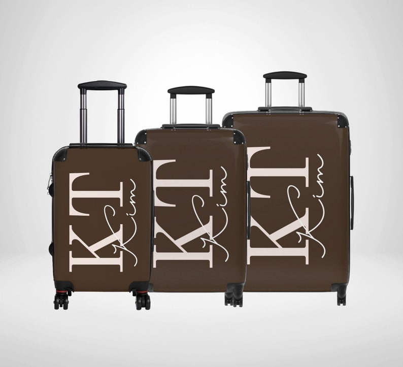 Custom Signature Initial Name Personalisable Luggage, Stylish Autograph ...