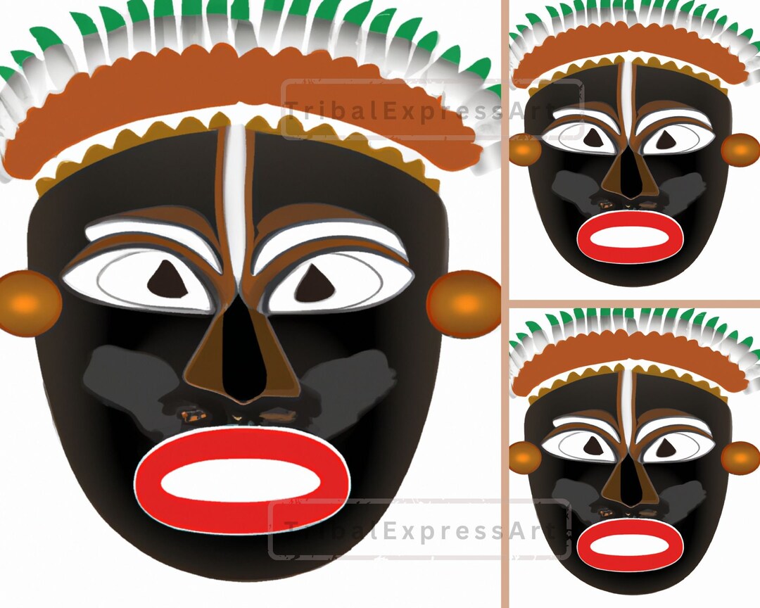 Digital Download, Traditional Mask, African Mask, African Art, Animal ...