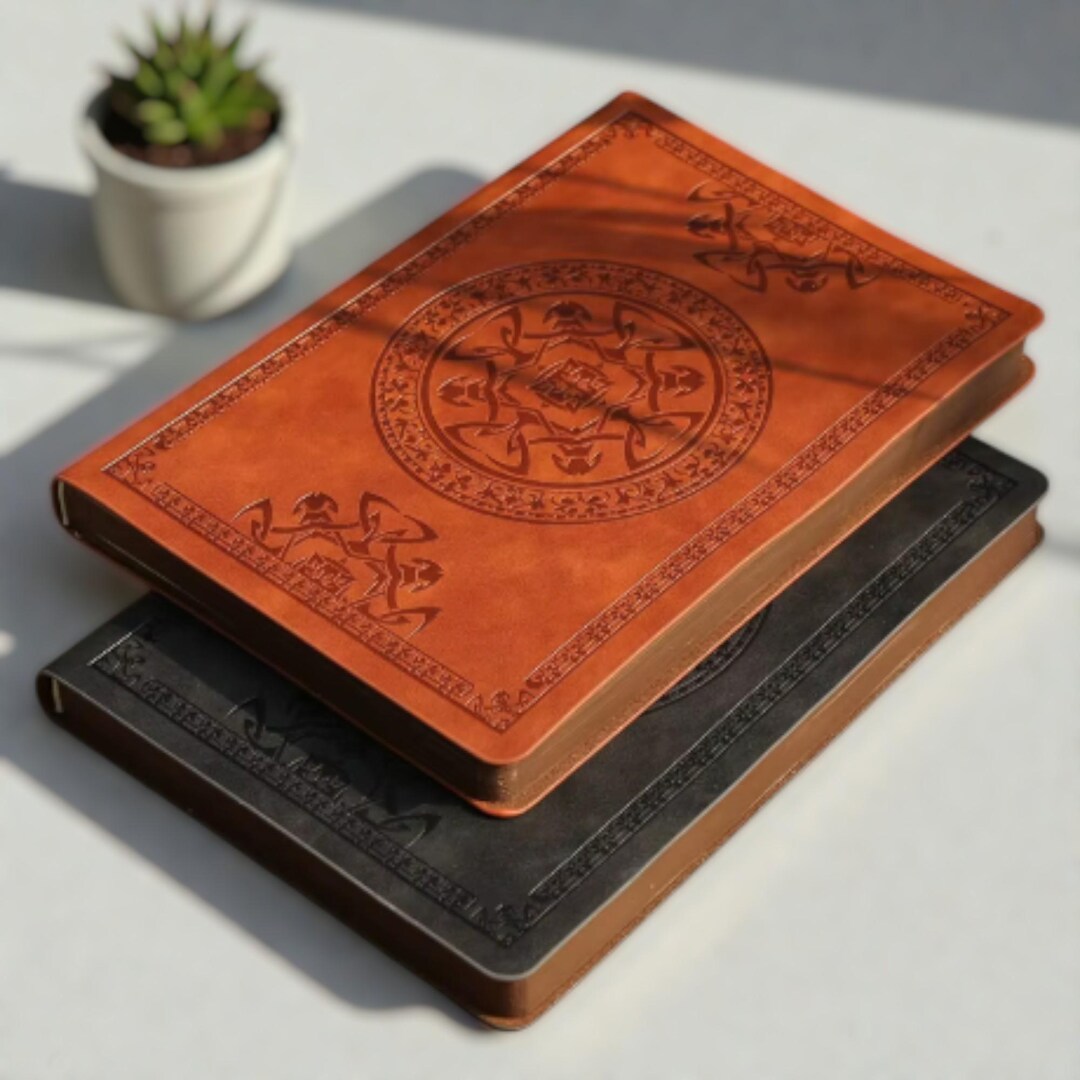 Ancient Sigil Embossed A5 Journal – Vintage Fantasy Notebook in Vegan ...