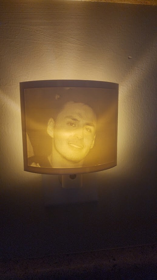 Personalized Custom Photo 3d Printed Night Light - Etsy