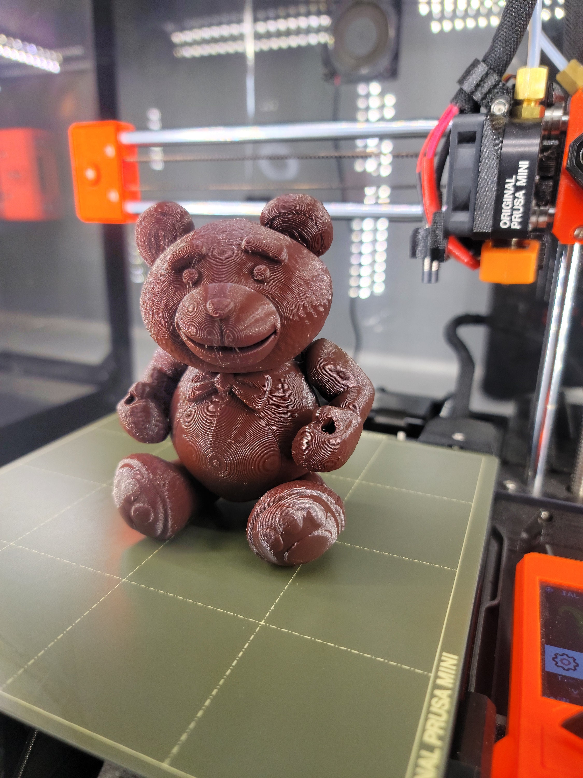 Flexi Factory 3d Printed Fidget Teddy Bear Boy and Girl Custom Colors ...