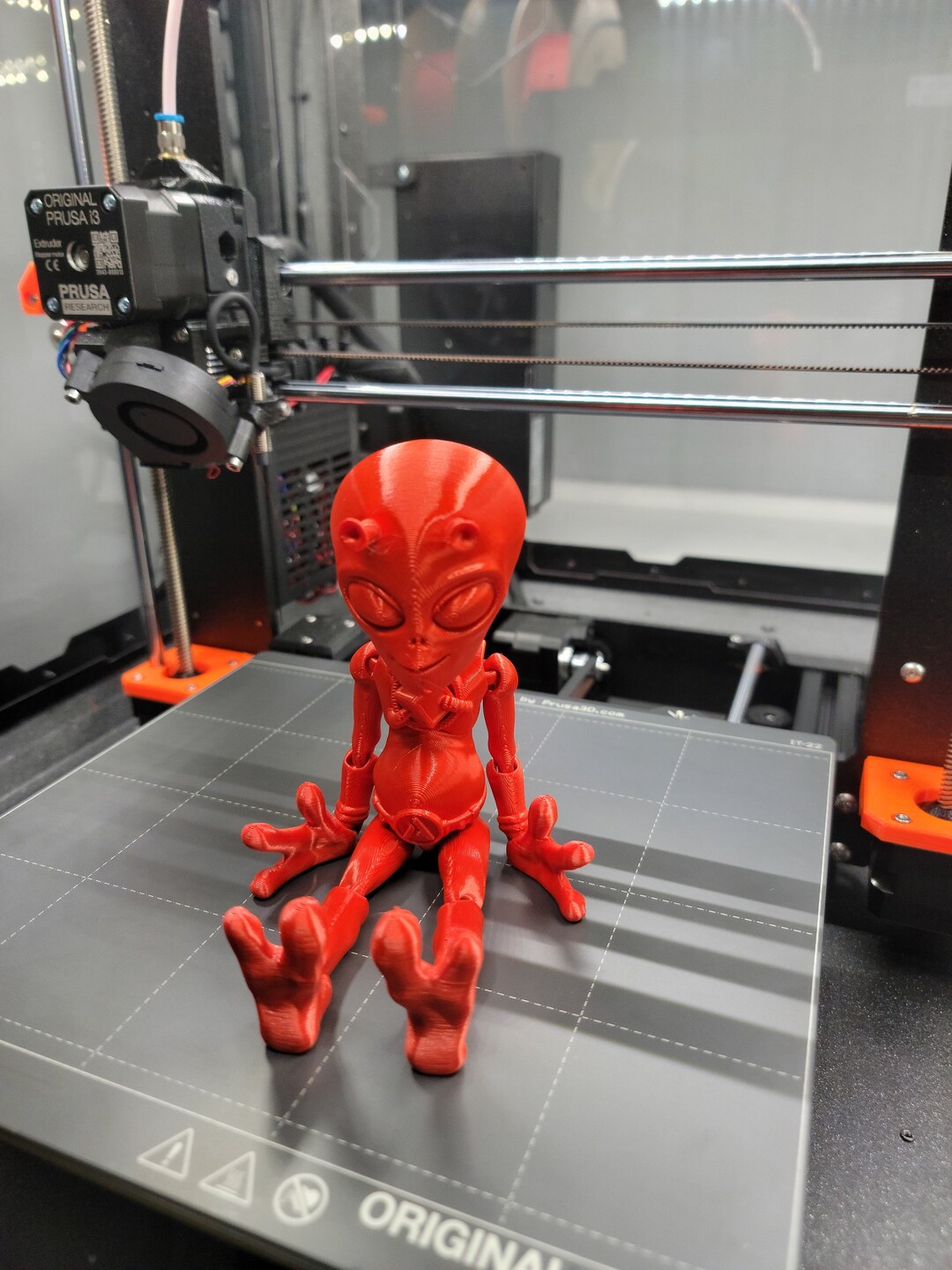 Flexi Factory 3d Printed Fidget Alien Custom Colors - Etsy
