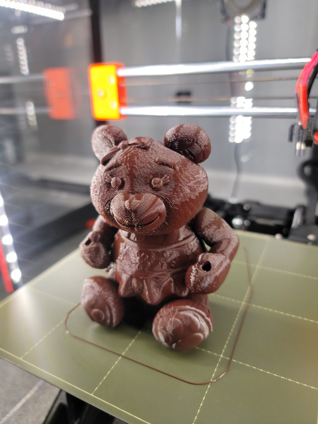 Flexi Factory 3d Printed Fidget Teddy Bear Boy and Girl Custom Colors ...