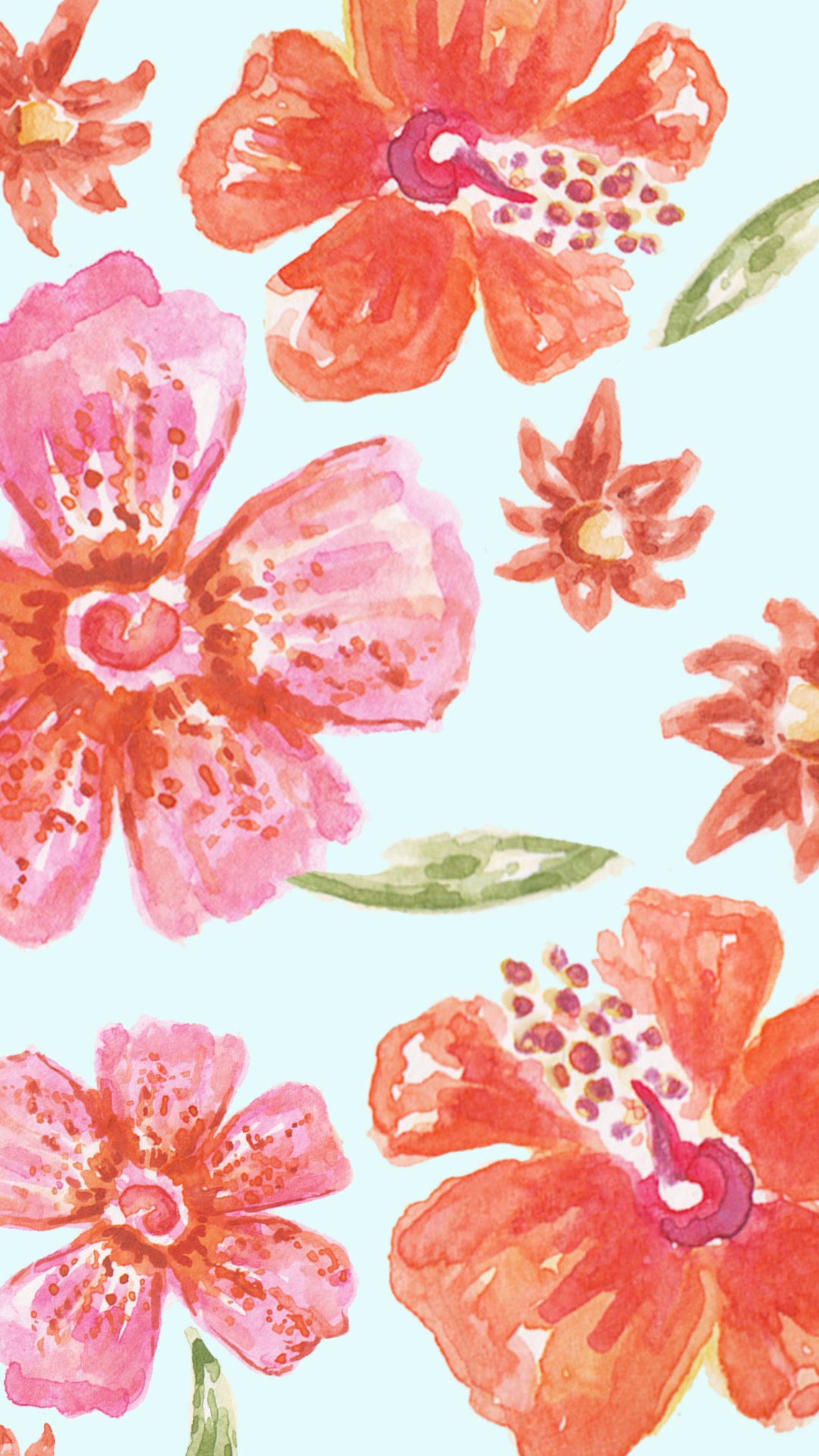 Hibiscus Flower Phone Background Pack - Etsy