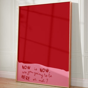 Retro Wall Art, Quote Art Print, Retro Quote Print, Trendy Wall Art ...